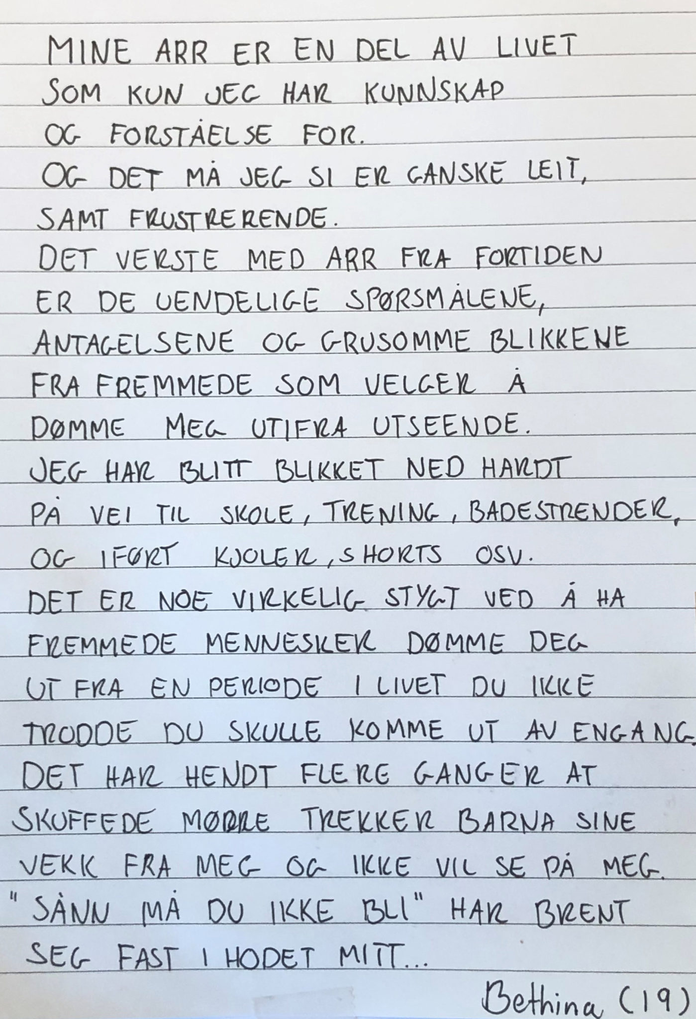 p3.no » Tiden etter selvskading