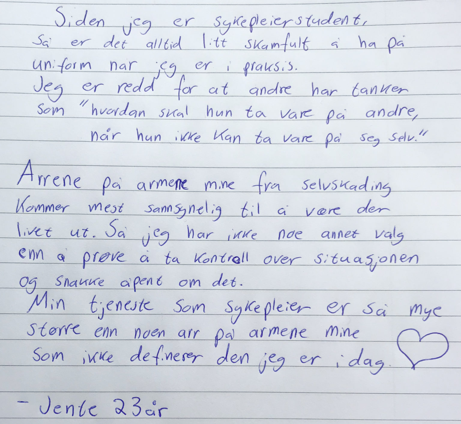 p3.no » Tiden etter selvskading